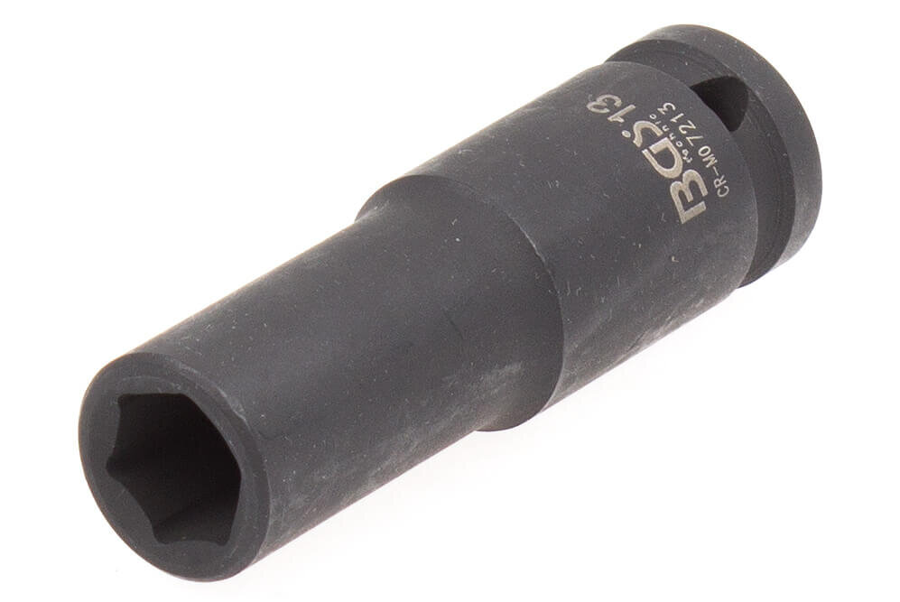 BGS 7217 Schlagschrauber-Nuss | Sechskant | lang | 1/2" | SW 17 mm, 7,95