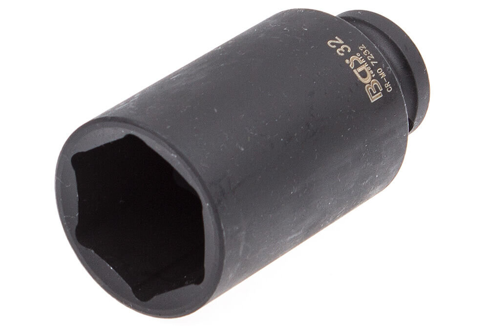 BGS 7217 Schlagschrauber-Nuss | Sechskant | lang | 1/2" | SW 17 mm, 7,95