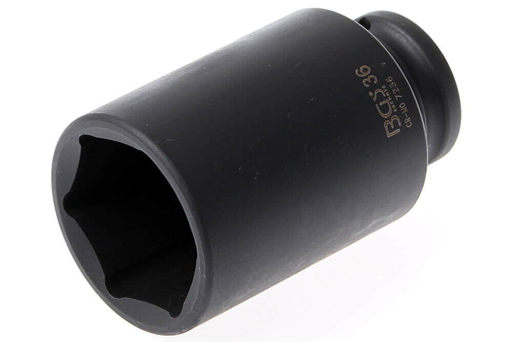 BGS 7217 Schlagschrauber-Nuss | Sechskant | lang | 1/2" | SW 17 mm, 6,95